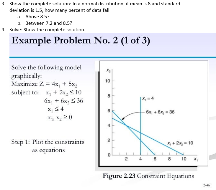 Solved 3. Show the complete solution: In a normal | Chegg.com