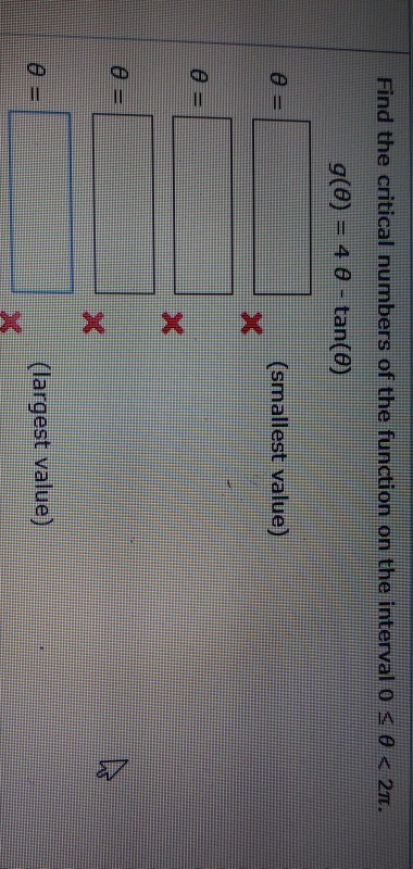 Solved Find the critical numbers of the function on the | Chegg.com