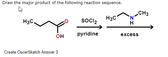 Solved Draw the major product of the following reaction | Chegg.com