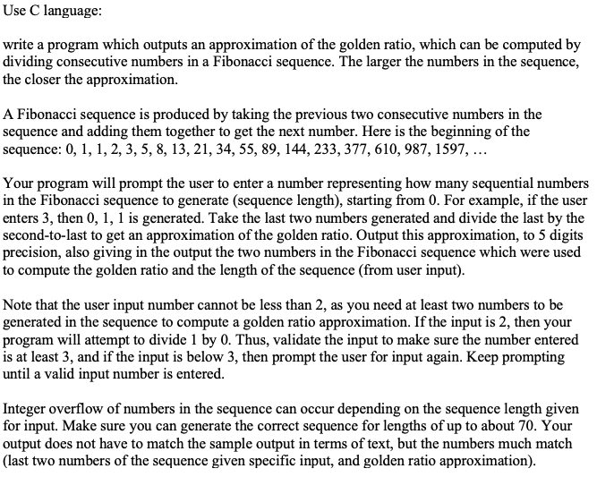 Solved write a program which outputs an approximation of the | Chegg.com