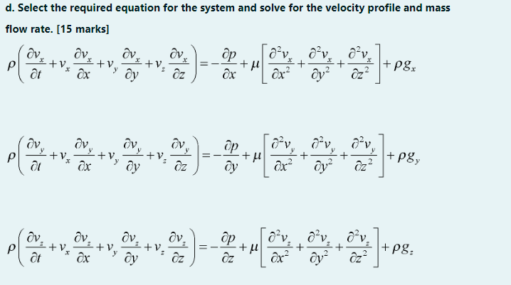 Solved A Newtonian fluid of viscosity H, and density p is | Chegg.com
