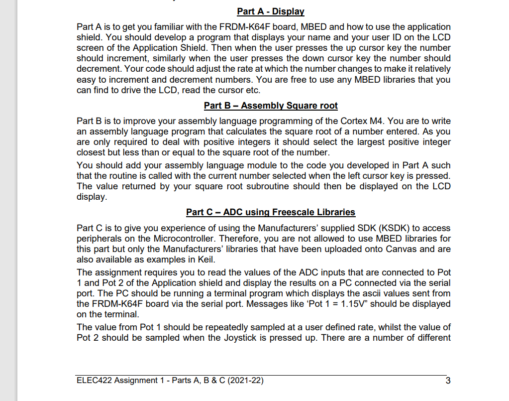 Part A - Display Part A is to get you familiar with | Chegg.com