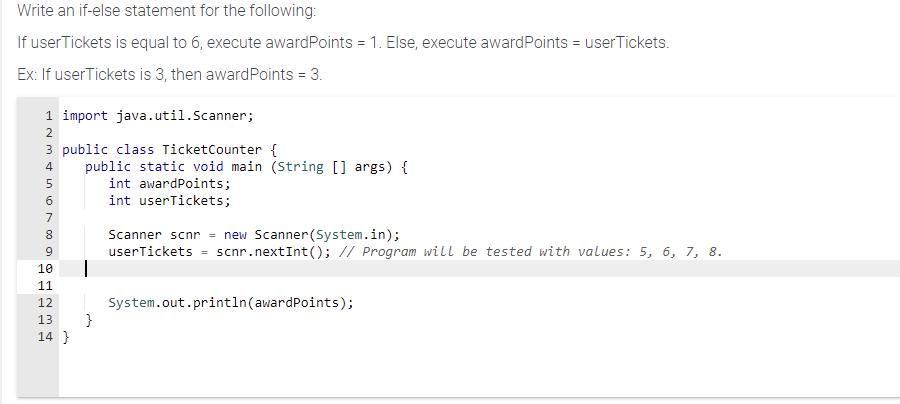 Solved Write an if-else statement for the following: If | Chegg.com