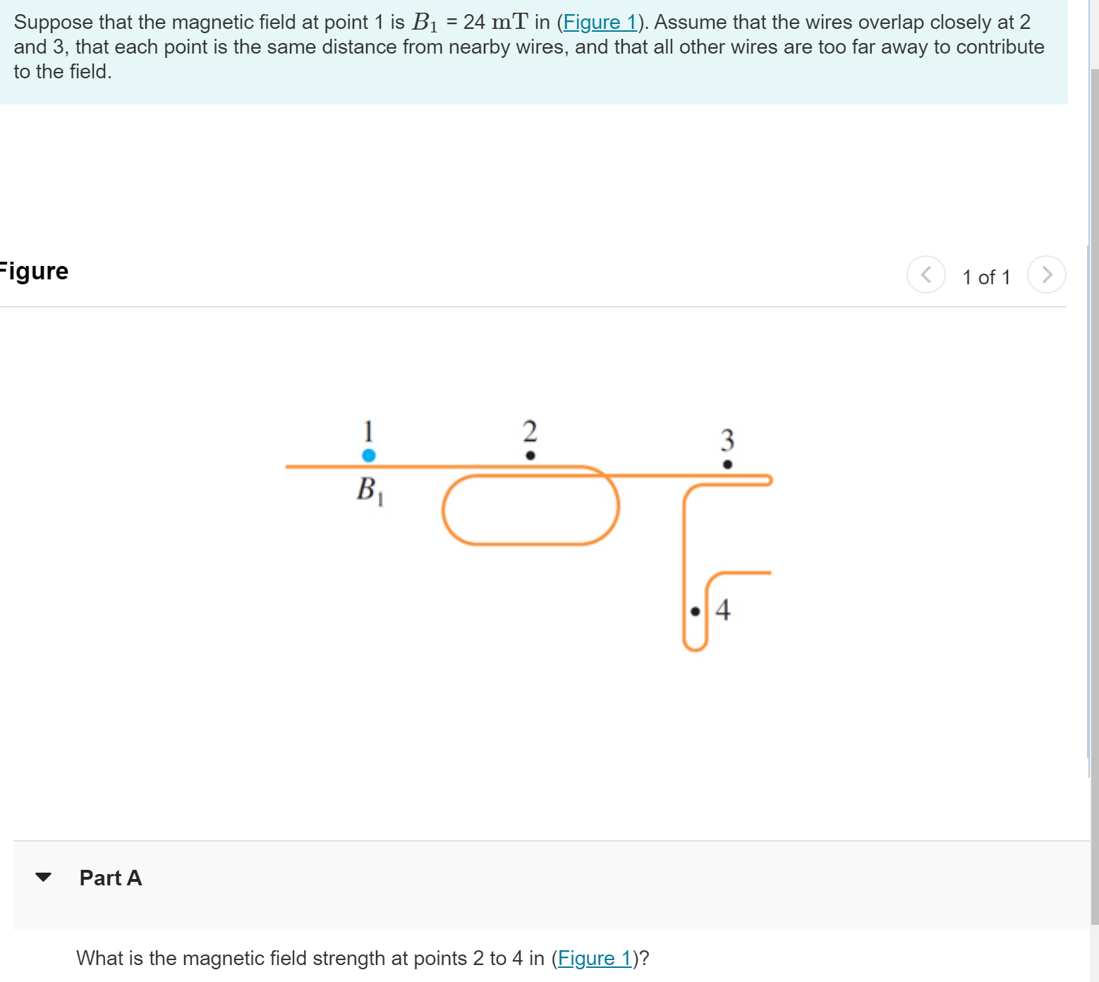 Solved Suppose that the magnetic field at point 1 is \\( | Chegg.com
