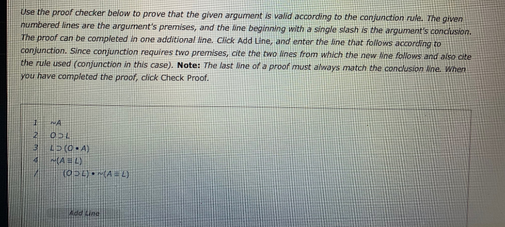 Solved Use the proof checker below to prove that the given | Chegg.com