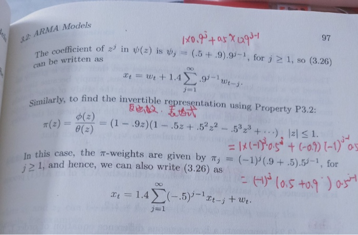 Solved 3 15 Consider The Arma 1 1 Model Discussed In