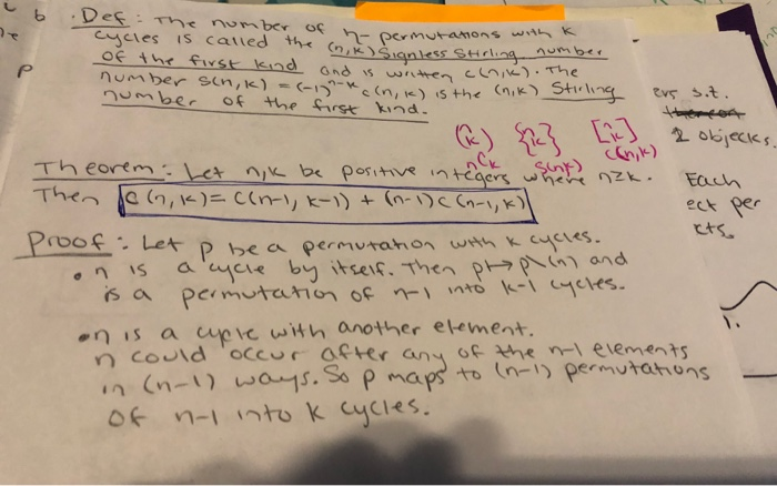 Solved COMBINATORICS: Thank I need to prove | Chegg.com