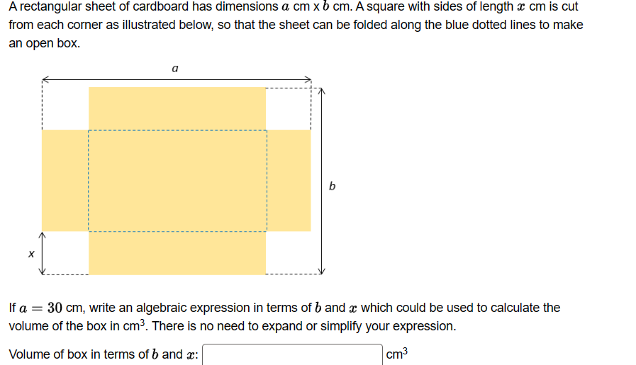 Solved A rectangular sheet of cardboard has dimensions | Chegg.com