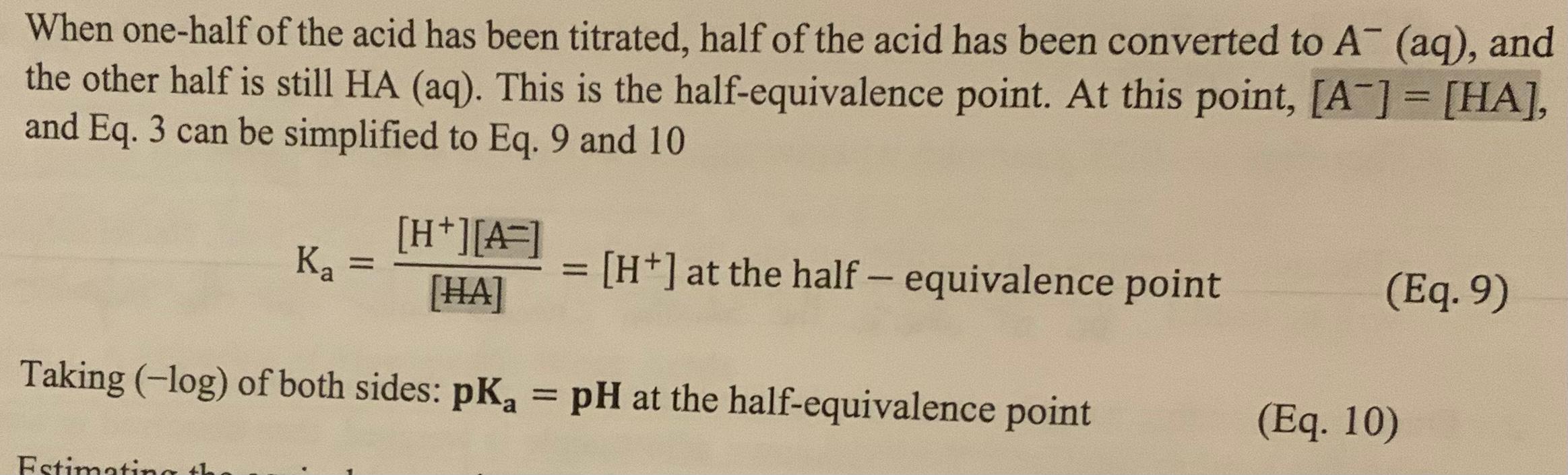 Solved You prepared a solution by adding equal numbers of | Chegg.com