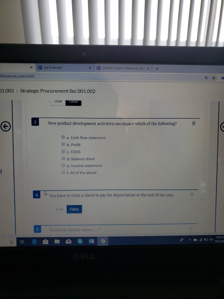 Solved X Q Set Protected * Q SCM 421 Exam 2 Flashcards | Qu | Chegg.com