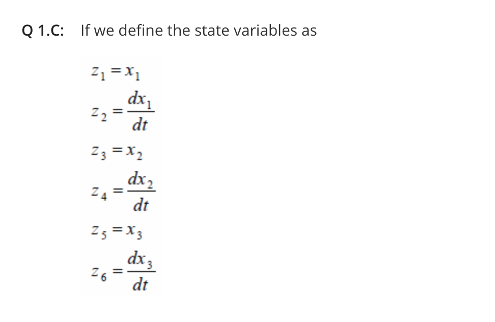 Solved Represent The System Shown In The Figure Below In