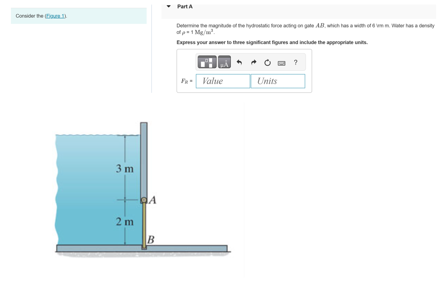 Solved Consider The Figure 1 Part Adetermine The Magnitude