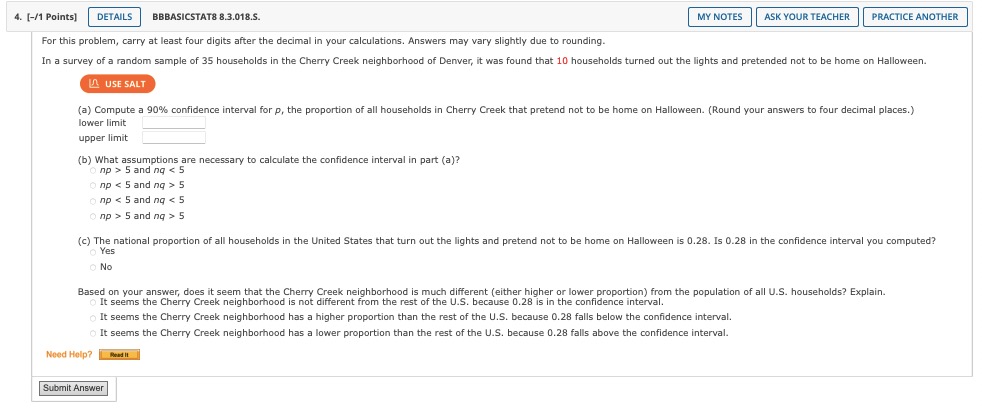 Solved or this problem, carry at least four digits after the | Chegg.com