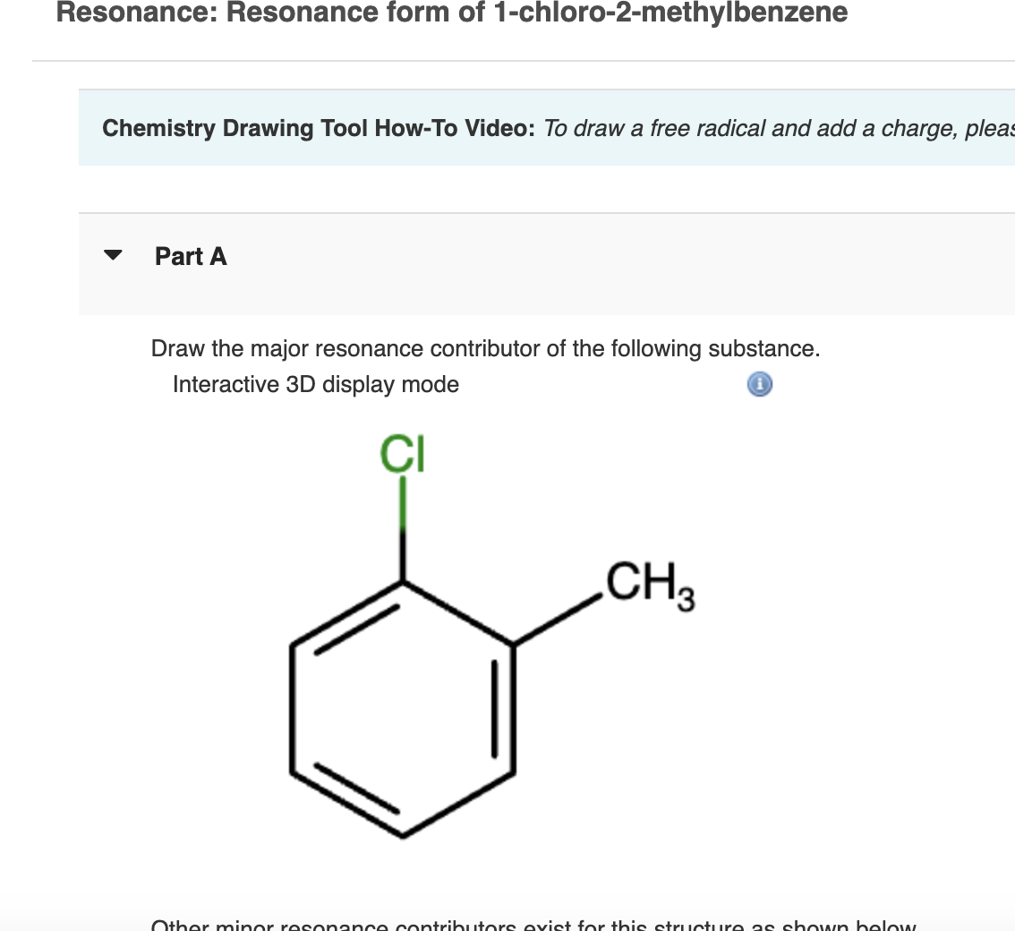 Solved Resonance: Resonance form of | Chegg.com