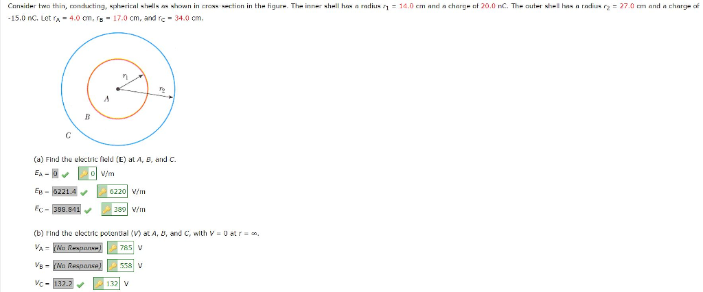 Solved Consider two thin, conducting, spherical shells as | Chegg.com