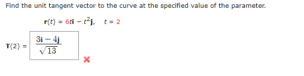 Solved Find the unit tangent vector to the curve at the | Chegg.com