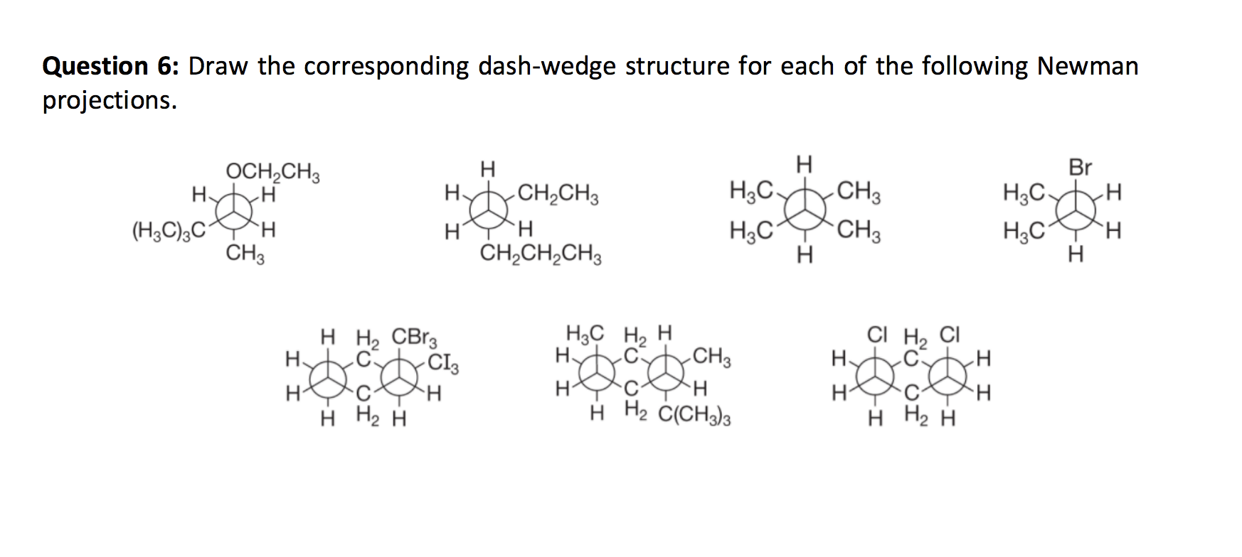 Solved Question 6: Draw the corresponding dash-wedge | Chegg.com