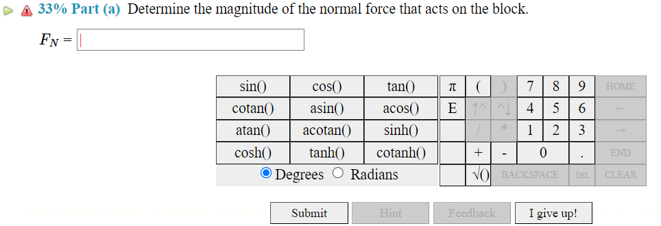 Solved (17\%) Problem 4: A block of mass M=2.3 kg is | Chegg.com