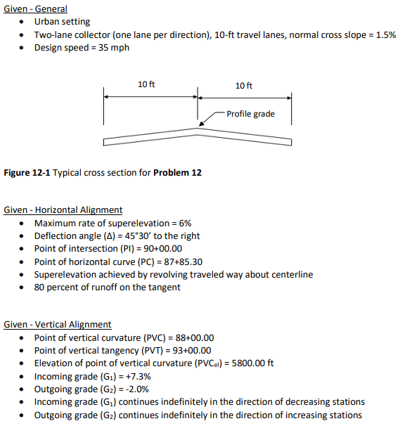 Solved Given - General - Urban setting - Two-lane collector | Chegg.com