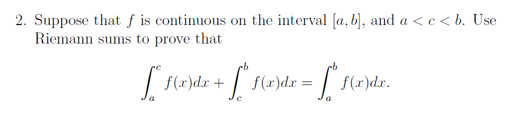 Solved 2. Suppose that f is continuous on the interval | Chegg.com