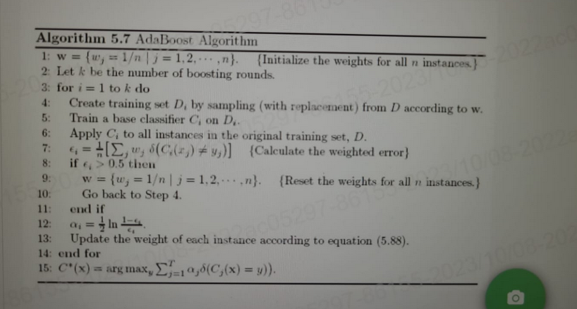 Solved ii) Bagging is used to sample D and samples for | Chegg.com