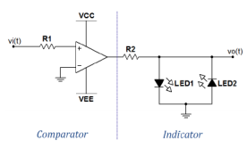Solved The output of the comparator circuit has only two | Chegg.com