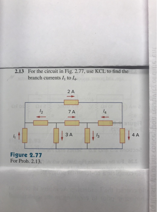 Solved 2.13 For the circuit in Fig. 2.77, use KCL to find | Chegg.com