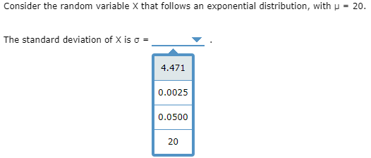 Solved Consider the random variable X that follows an | Chegg.com