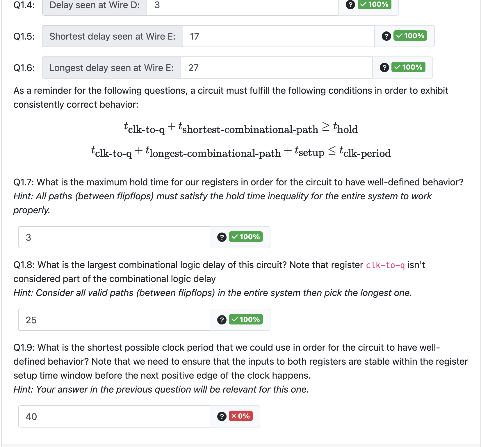 Solved The not gate has a delay of 1 ns. The adder block has | Chegg.com