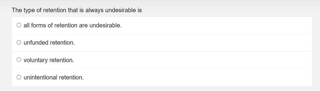 Solved 1 The four elements of an insurable risk: O must be | Chegg.com