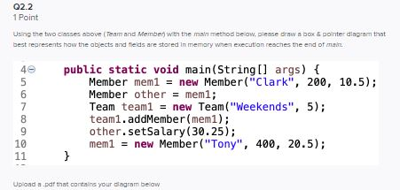 Solved SPECIFICS You may draw the initial box & pointers | Chegg.com