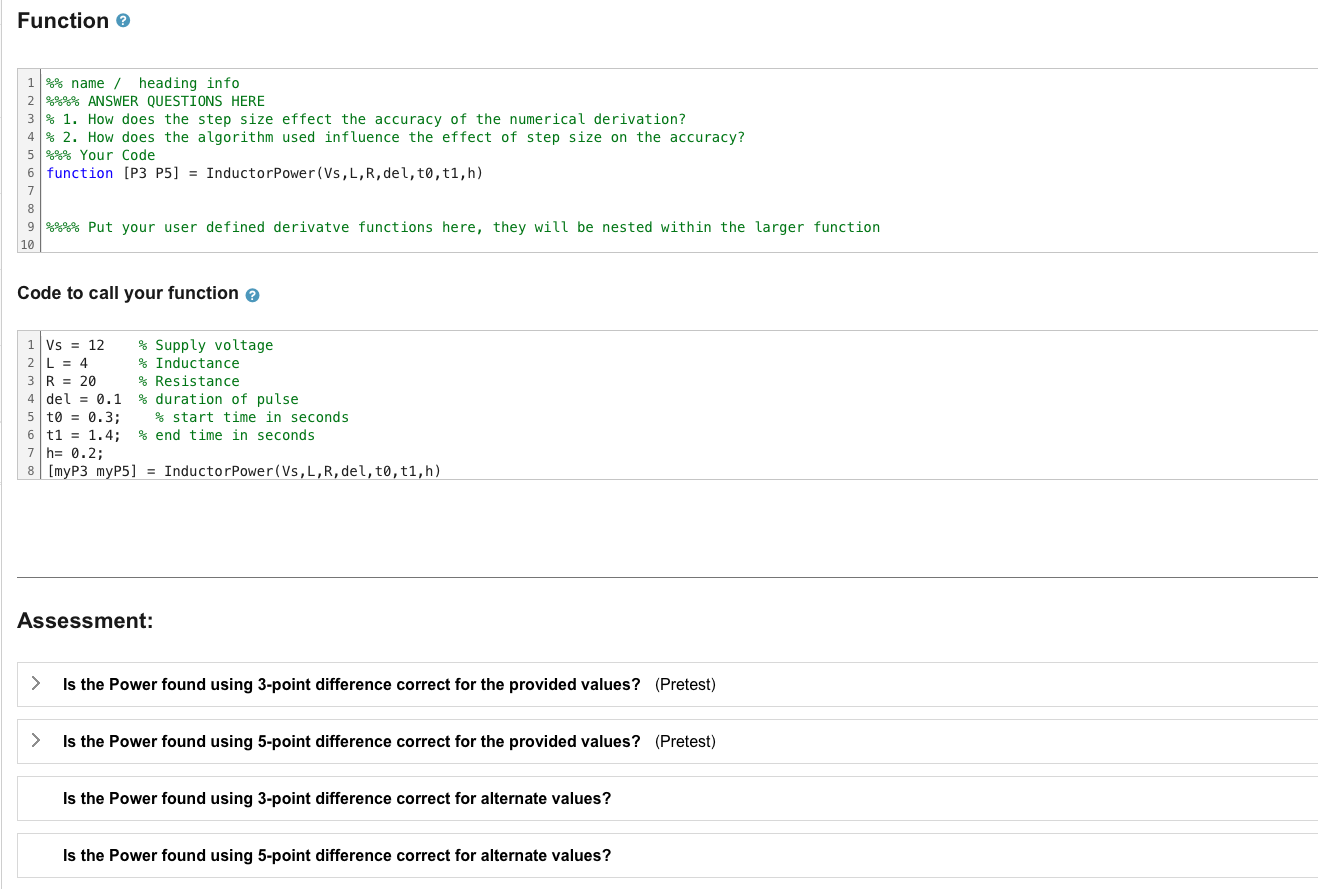 Solved Case Study: Calculating Power using a function | Chegg.com