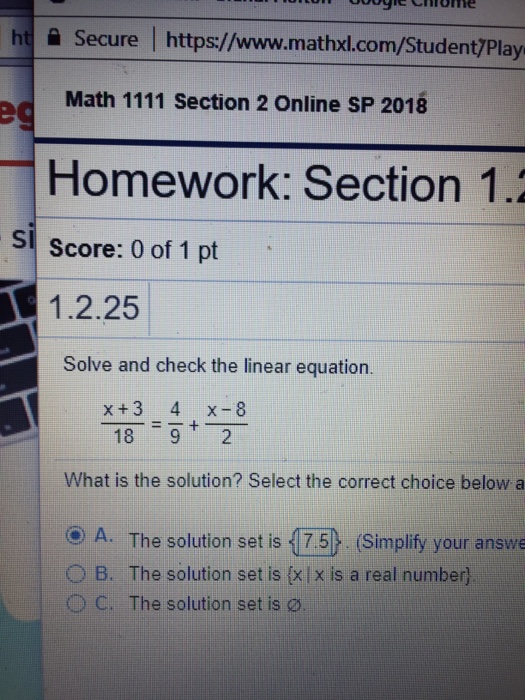 Solved Secure | https://www.mathxl.com/Student/Play d Math | Chegg.com