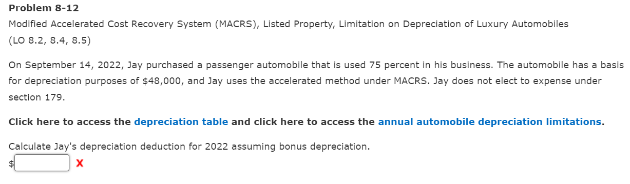 Solved Modified Accelerated Cost Recovery System (MACRS), | Chegg.com