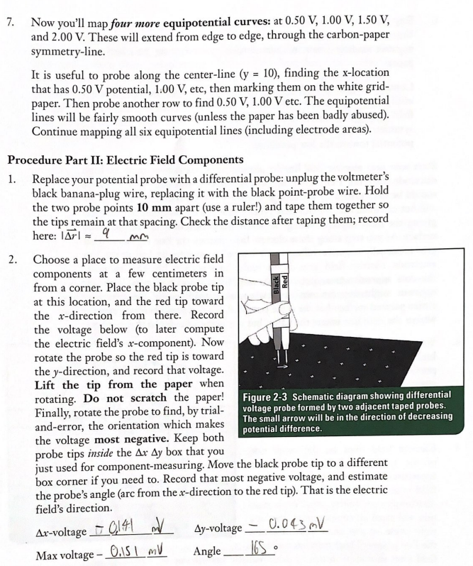 Solved 2. a) use your Procedure Part II values in Equation | Chegg.com