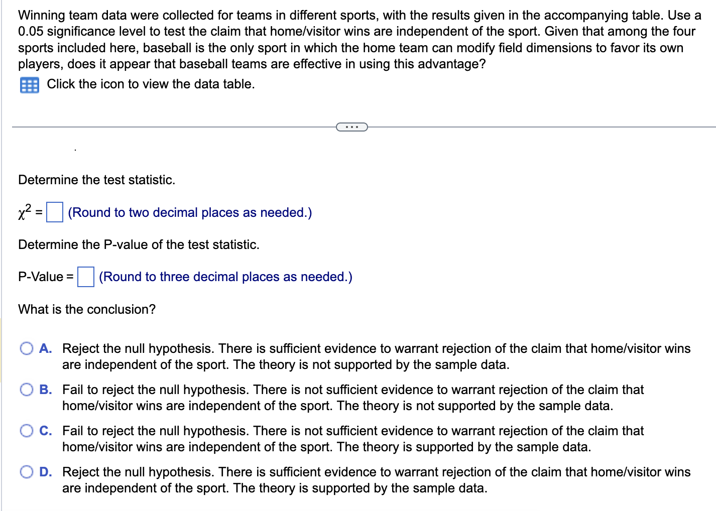 Solved \begin{tabular}{l|c|c|c|c} \hline & Basketball & | Chegg.com