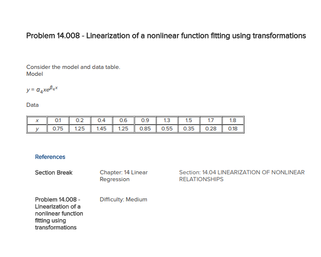 Problem 14.008 - Linearization of a nonlinear | Chegg.com