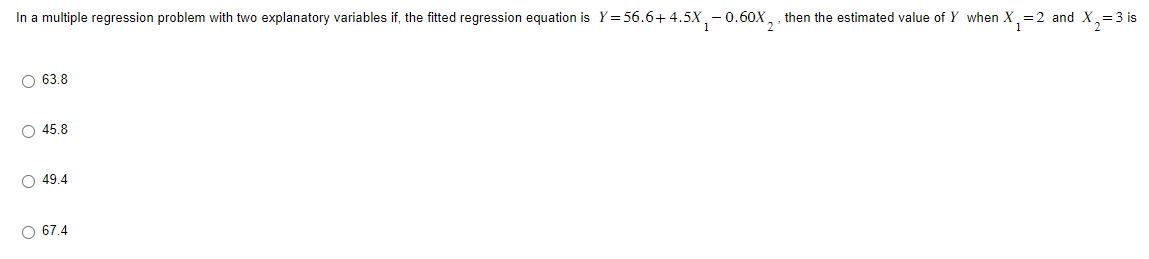 Solved Consider the following multiple regression problem | Chegg.com
