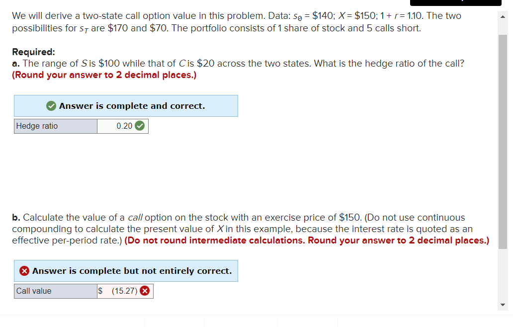 Solved I also tried with -12 for answer B and -15.27 and I | Chegg.com