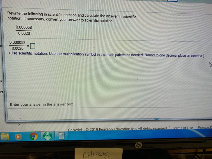 Solved Rewrite the following in scientific notation and | Chegg.com