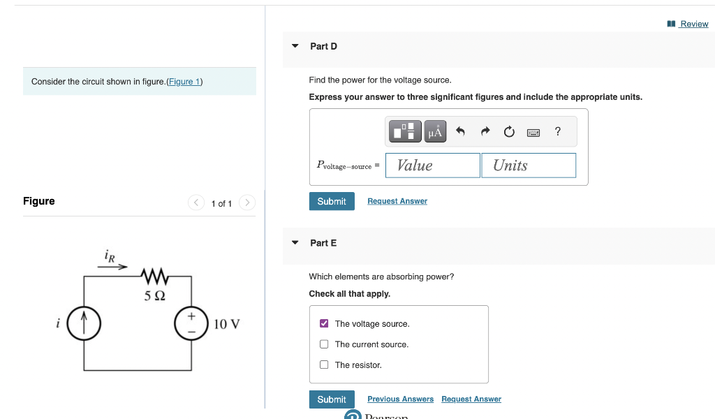 Solved Consider the circuit shown in figure.(Figure 1) Find | Chegg.com
