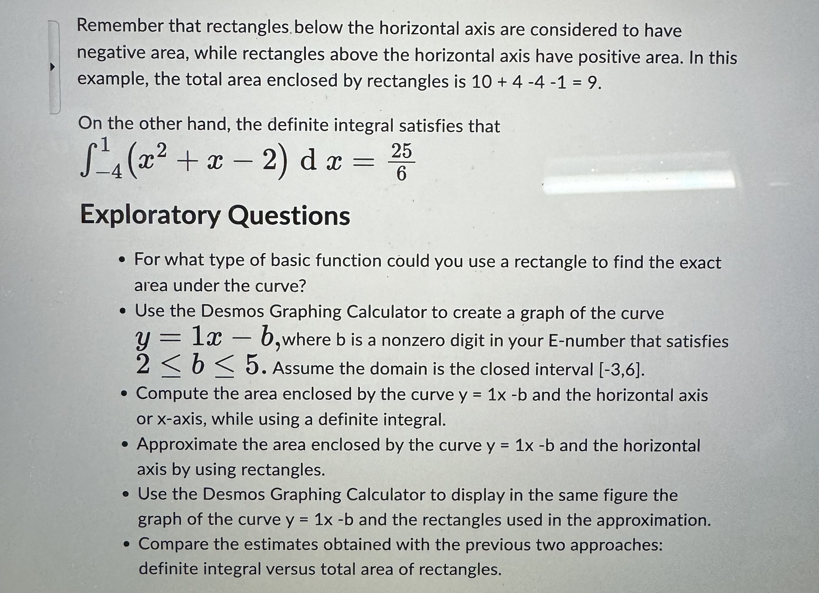 Solved Remember that rectangles below the horizontal axis | Chegg.com