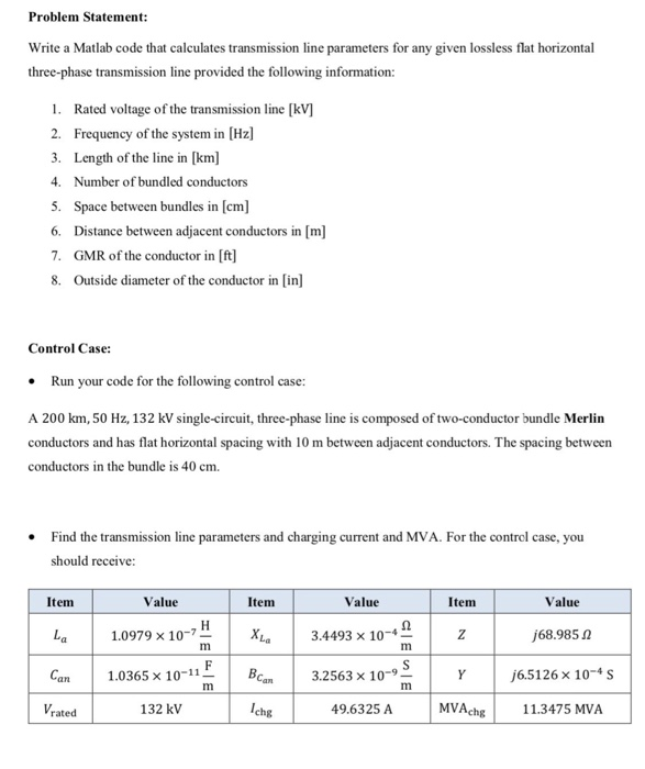 Problem Statement: Write a Matlab code that | Chegg.com