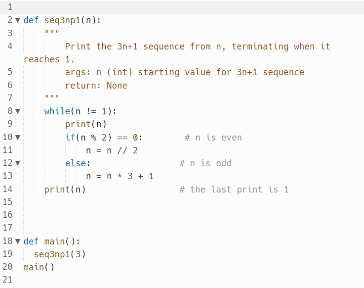 Solved Part A 3n+1 NOTE: You will need to change the | Chegg.com
