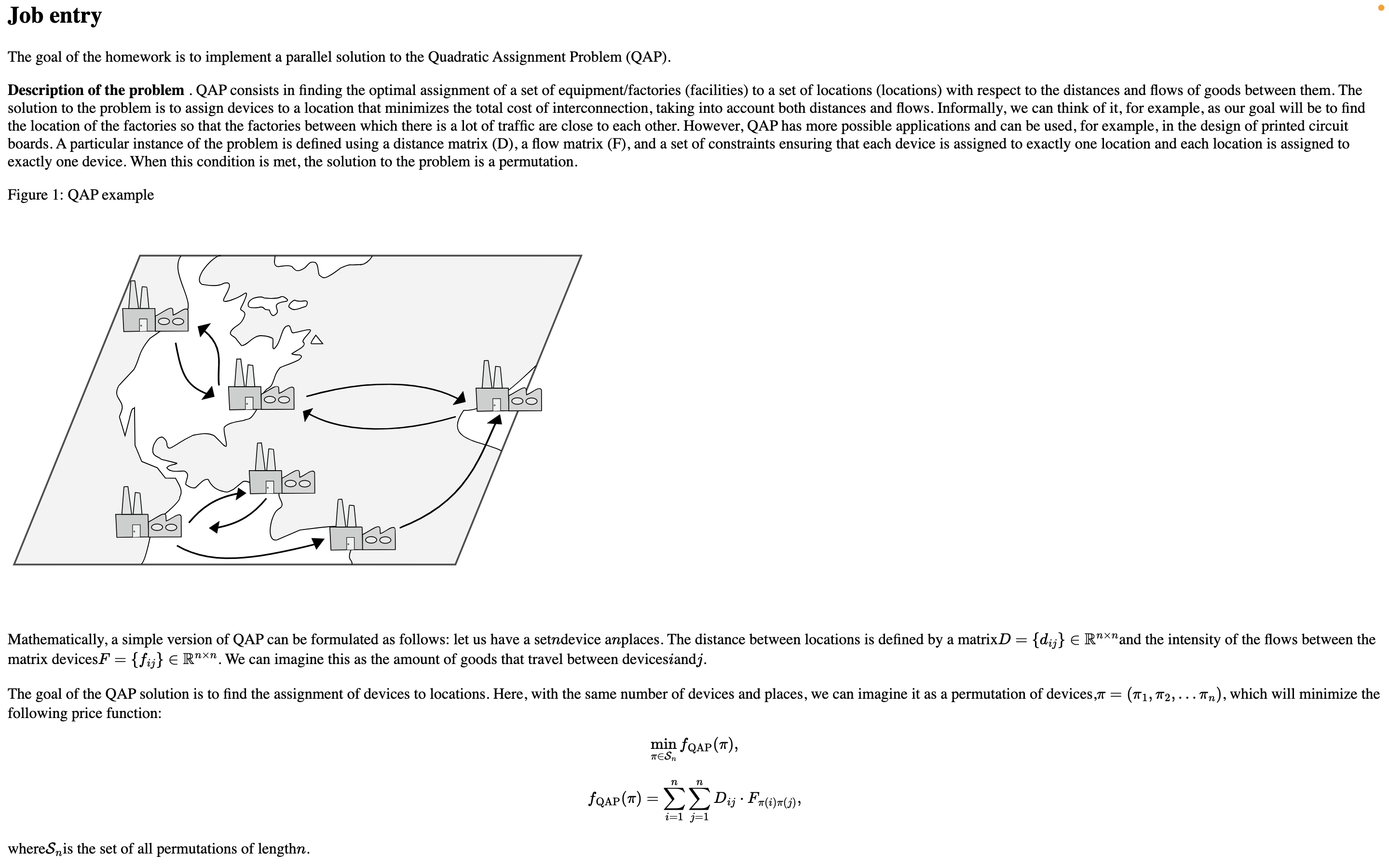 Solved Assignment . Develop a parallel QAP solution | Chegg.com