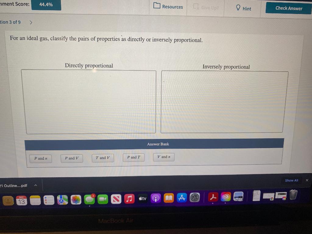 Solved nment Score: 44.4% Resources Hint Check Answer tion 3 | Chegg.com