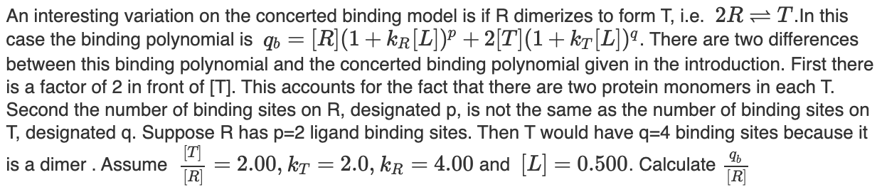 Solved A Concerted Binding Model Is A Type Of Cooperative