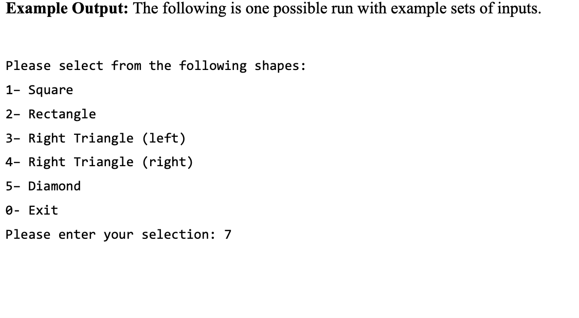 Solved Objective: Practice using types of looping with | Chegg.com