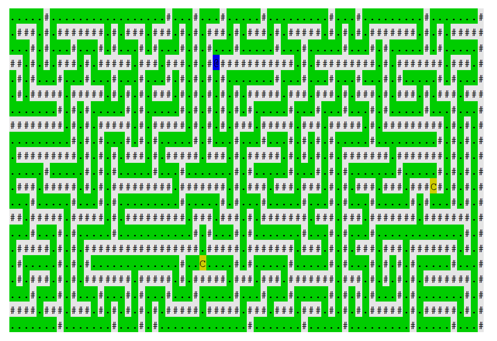 Maze built using Stack Backtracking Create a maze | Chegg.com