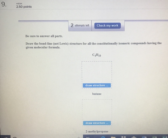 Solved value: 2.50 points 2 attempts left Check my work Be | Chegg.com